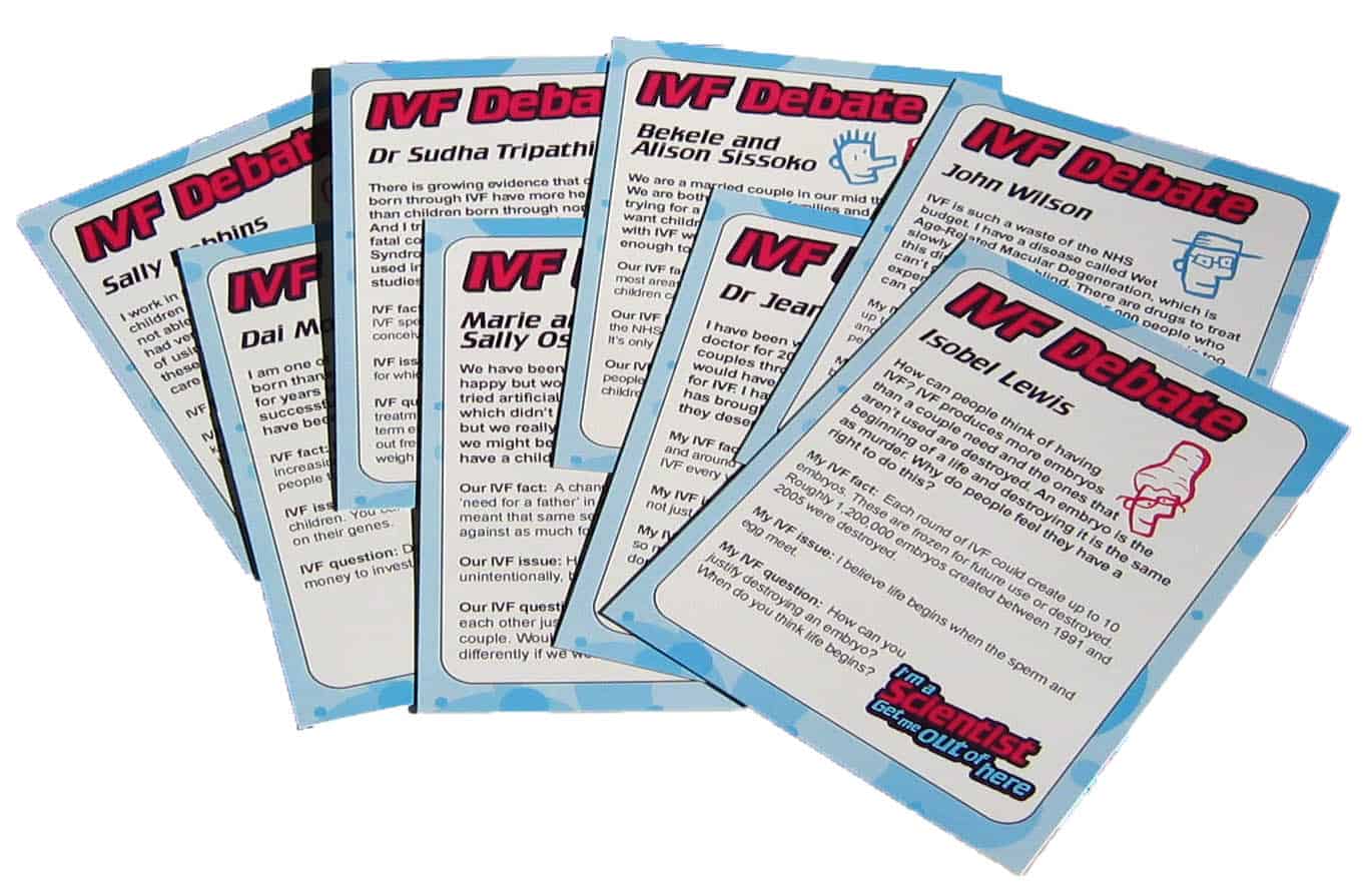 More info about the debate kits – About I'm a Scientist, Get me out of here